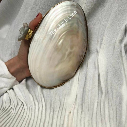 Bridal Clutch Wedding Clutch Shell Shaped Beaded - Etsy