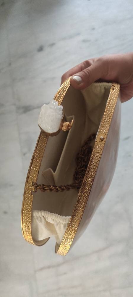 Shell Brass Clutch - Etsy