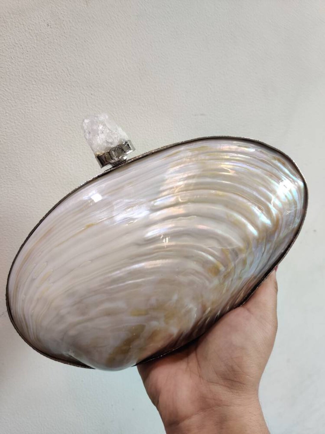 Dual Shell Clutch With Sling Chain - Etsy