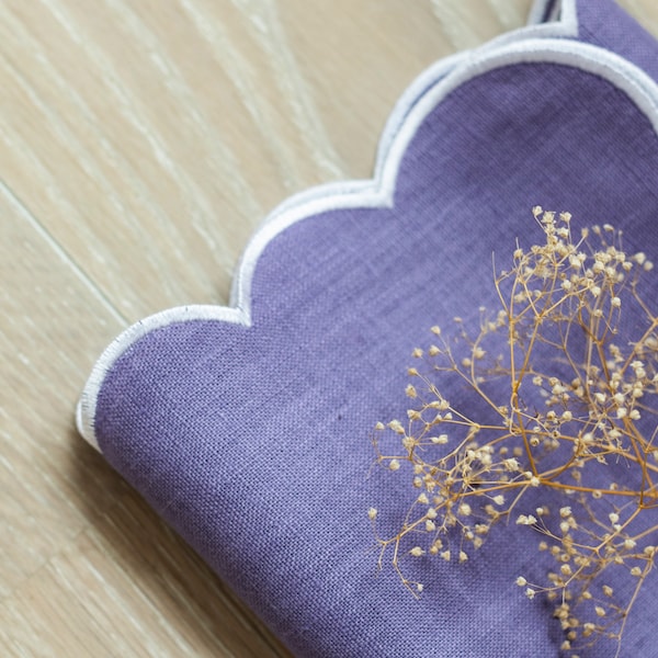 Lavender Napkins - Etsy