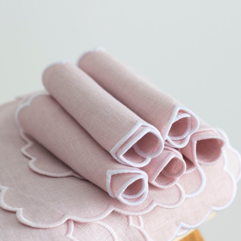 Blush Pink Linen - Etsy
