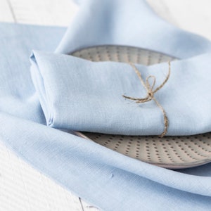 Small Cloth Napkins Bulk, Blue Linen Napkins, Linen Napkins, Linen ...