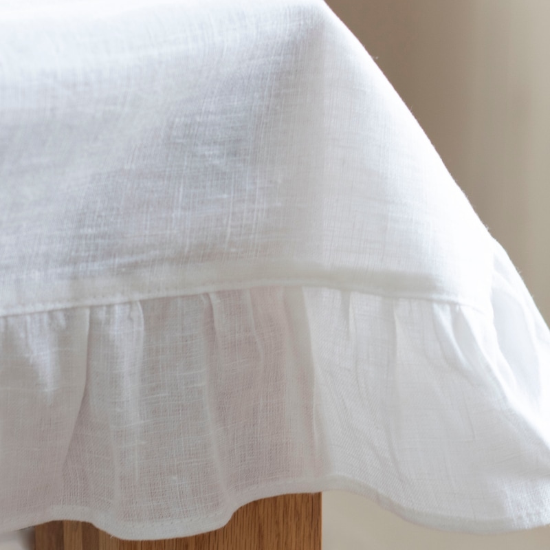 Ruffled Tablecloth - Etsy