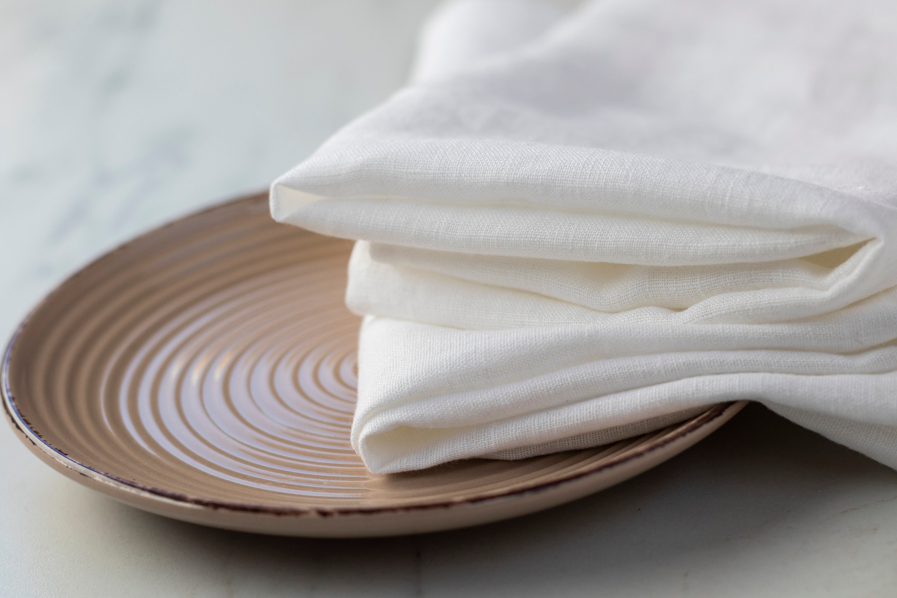 Embroider Linen Napkins White Linen Cloth Napkins Bulk Wedding - Etsy