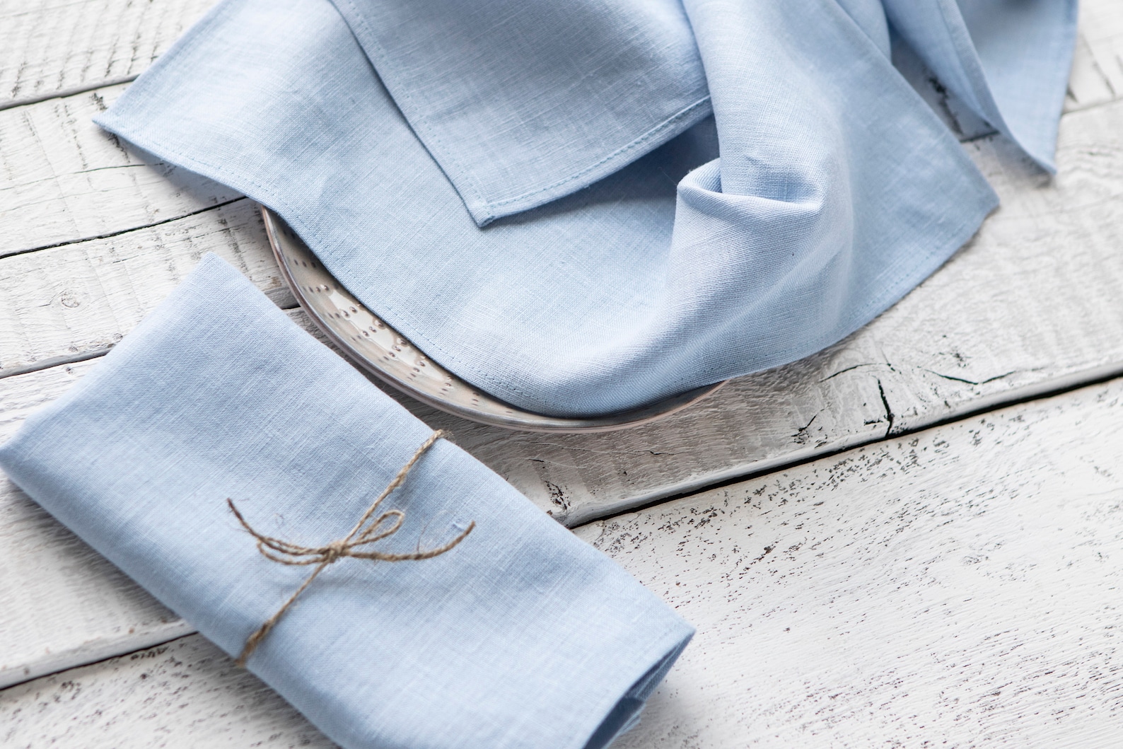 Small Cloth Napkins Bulk, Blue Linen Napkins, Linen Napkins, Linen ...