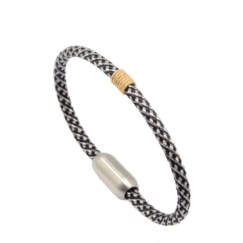 Pulsera Fortune simple cordón e hilo beige - Etsy México