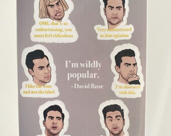 David Rose Sticker Schitts Creek Sticker Schitts Creek Tv Show Gifts ...