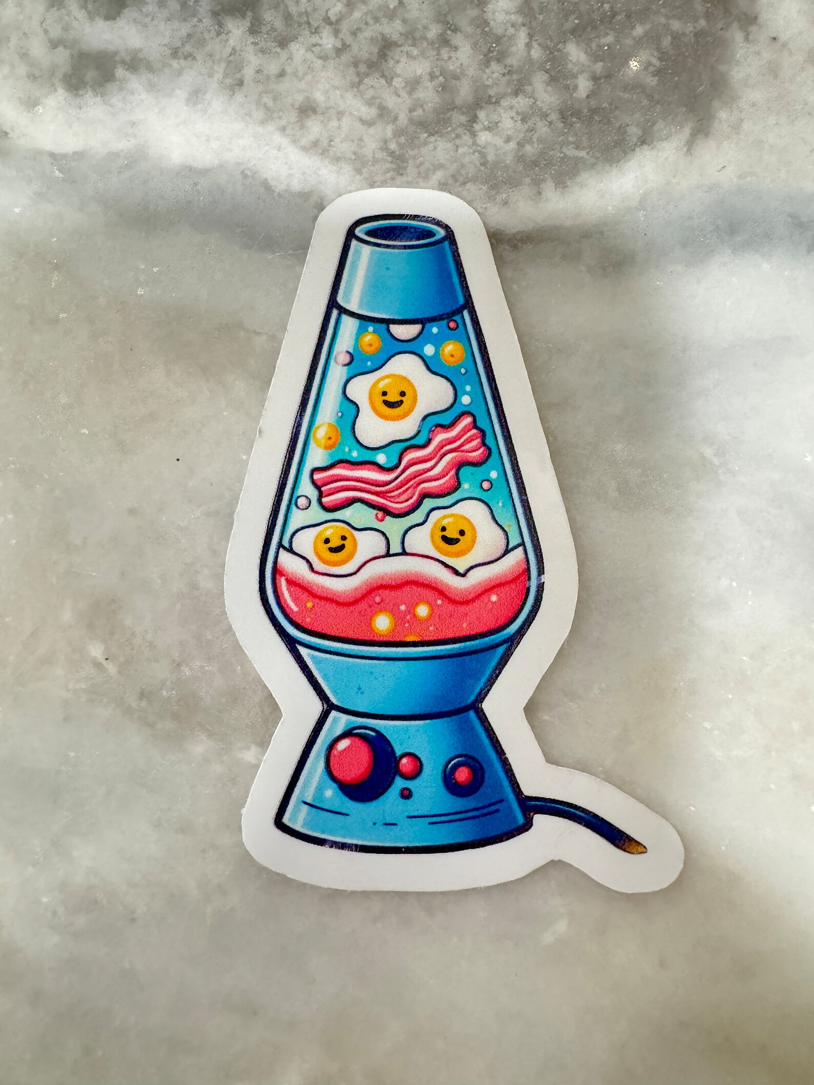 Eggs and Bacon Lava Lamp Sticker - Etsy