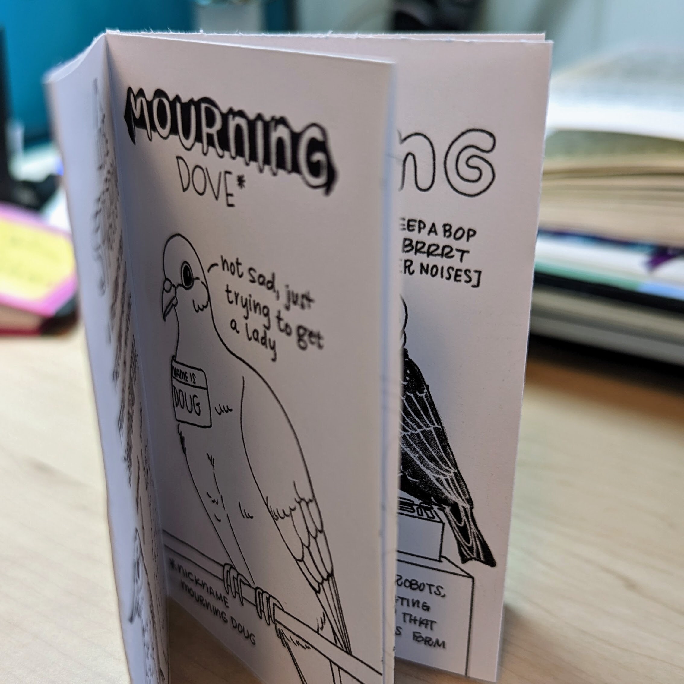 Bird Mini Comic Zine: Best Feathered Friends of My Urban - Etsy