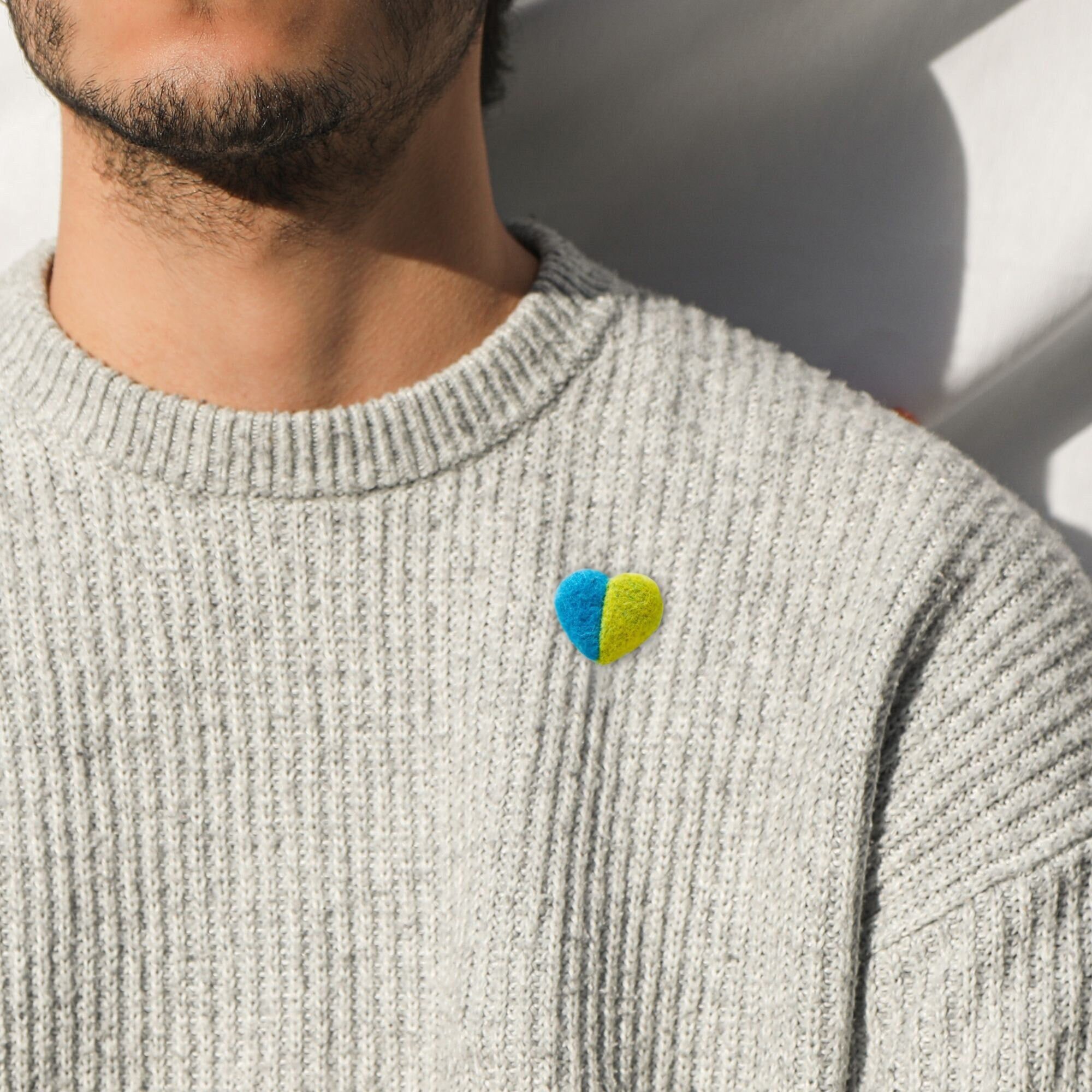 Ukrainian Flag Pin Ukraine Colors Lapel Pin Blue Yellow Colors Pin for ...