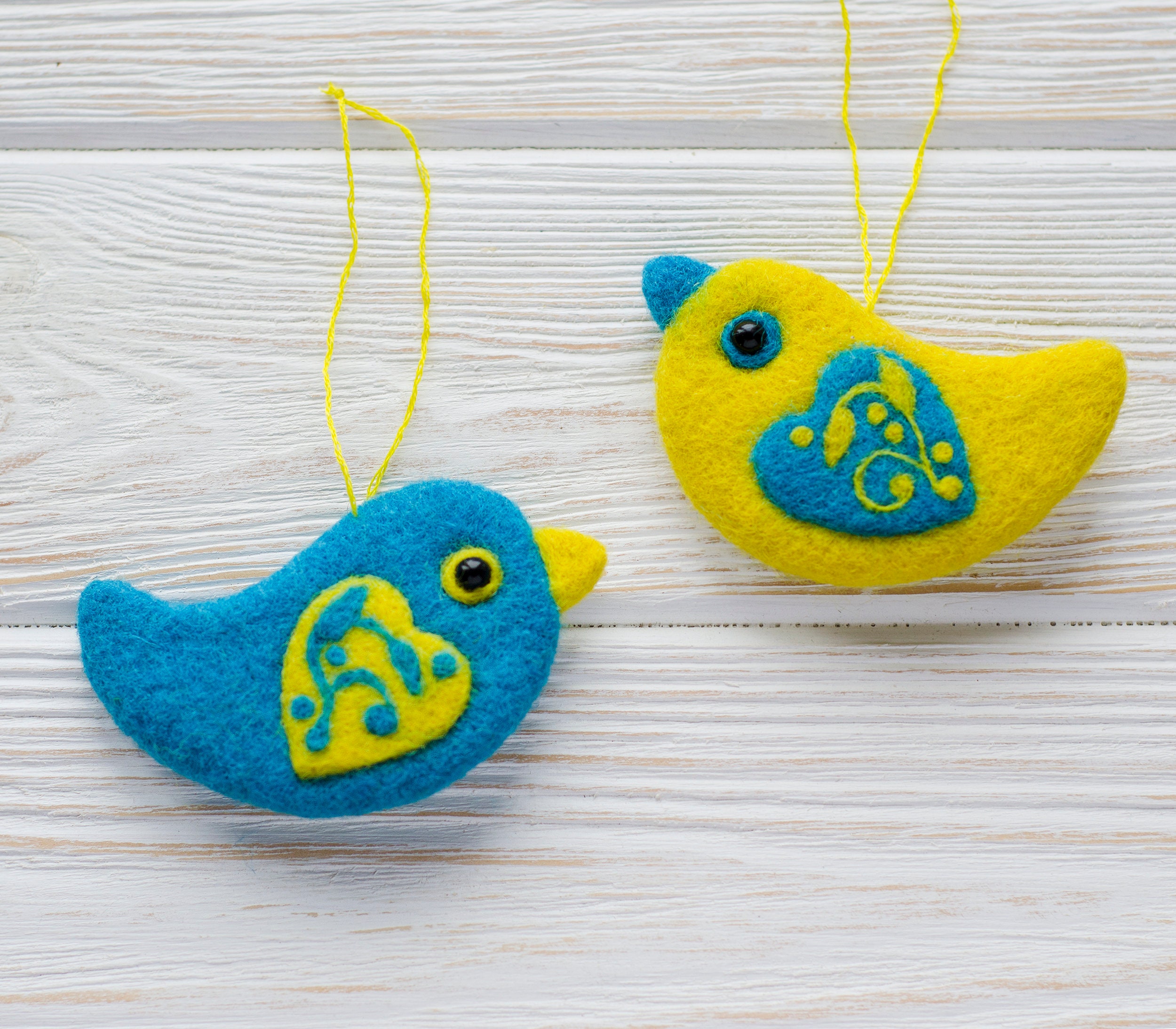 Ukrainian Christmas Ornaments Ukrainian Gifts Ukraine Blue Yellow ...