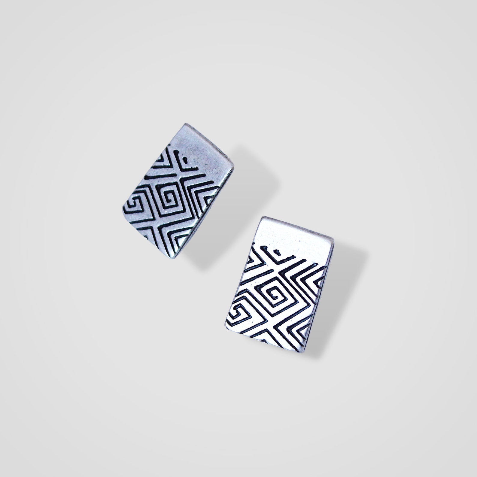 Silver Plated Stud Earrings Simple Studs for Woman Silver Studs ...