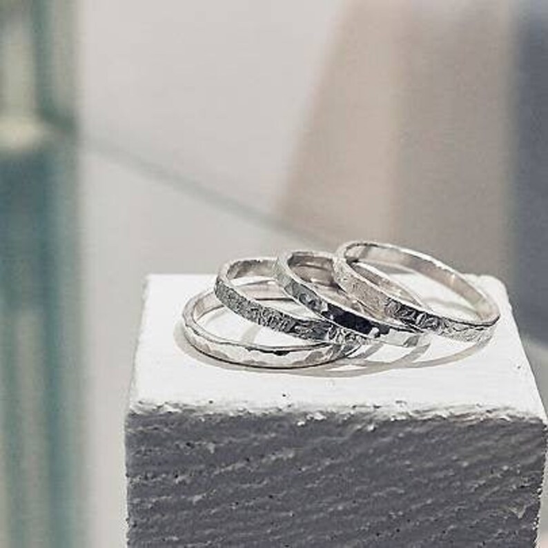 Textured Rings - Etsy