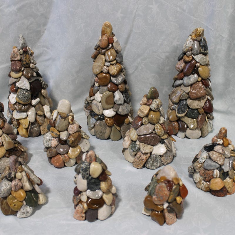 Beach Stone Art - Etsy