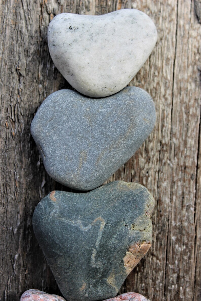 Heart Stone Wall Decor, Ascending Stone Heart Beauties , Beach Stone ...