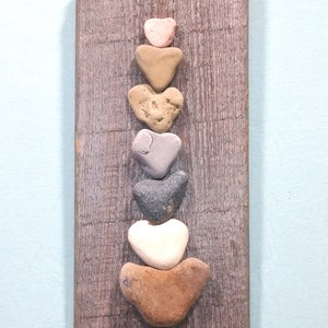 Heartline, Heart Shaped Beach Stone Wall Décor - Etsy