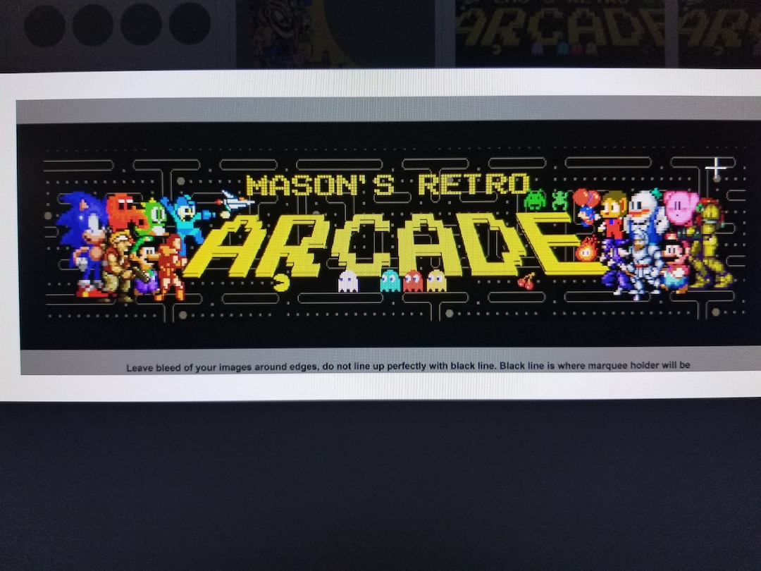 Retro Arcade Pixel Artwork - Video Game Arcade Bartop Pixel Character ...
