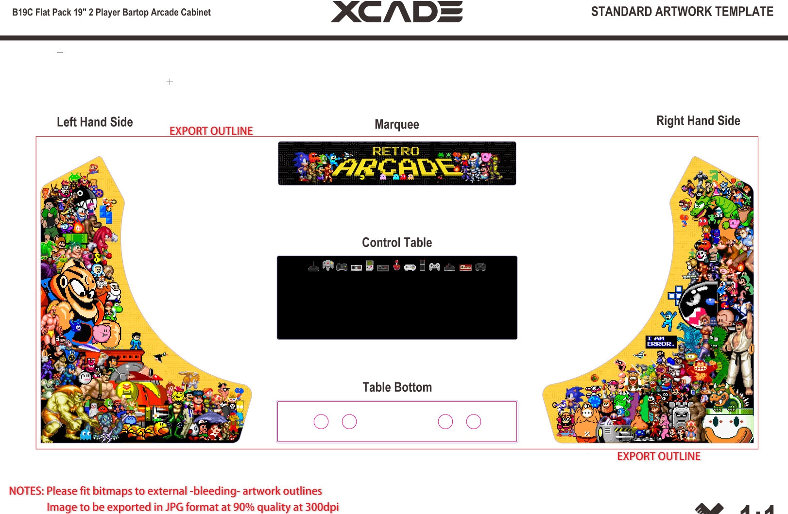 Retro Arcade Pixel Artwork Video Game Arcade Bartop Pixel - Etsy Canada