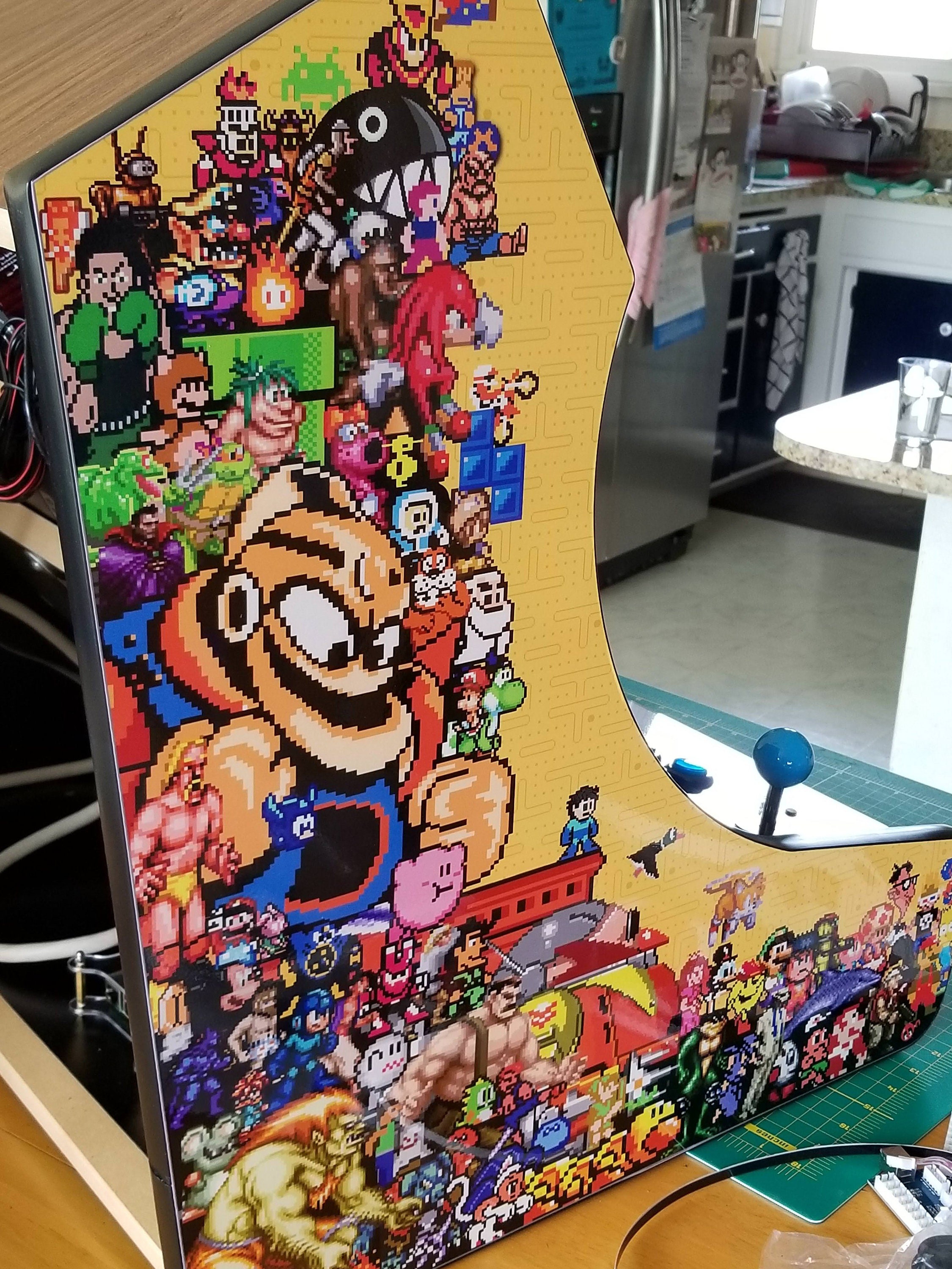 Retro Arcade Pixel Artwork Video Game Arcade Bartop Pixel - Etsy Canada