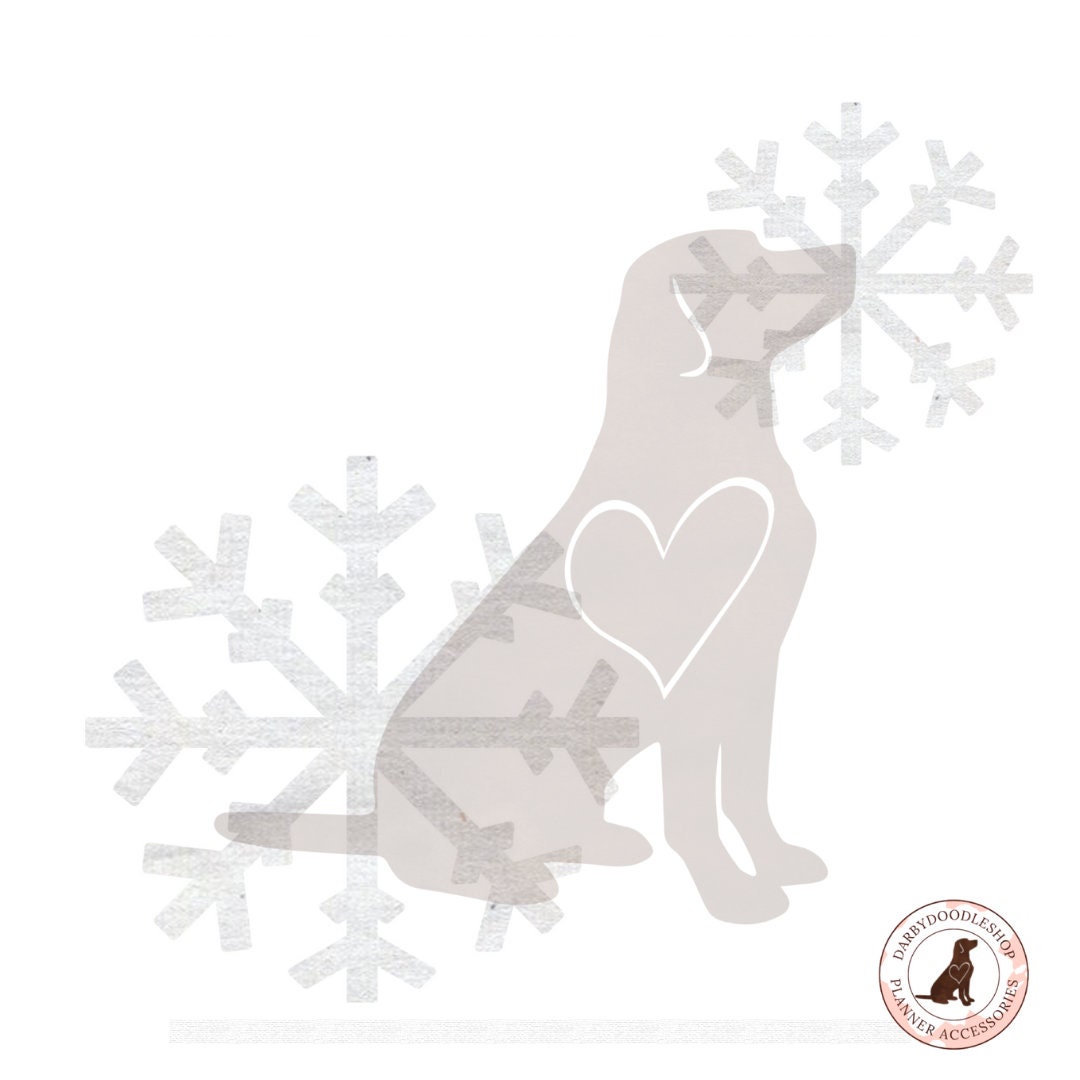 DIGITAL DOWNLOAD White Snowflakes Printable Sticky Notes - Etsy