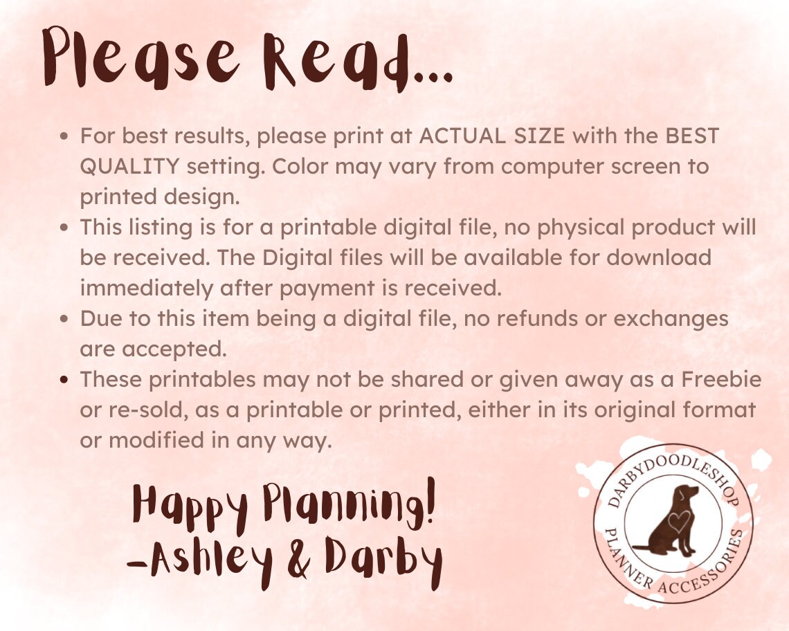 DIGITAL DOWNLOAD Life Area Goal Setting Planning Printable Sticky Notes ...