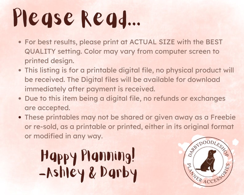DIGITAL DOWNLOAD Quadrant Printable Sticky Notes 018 - Etsy