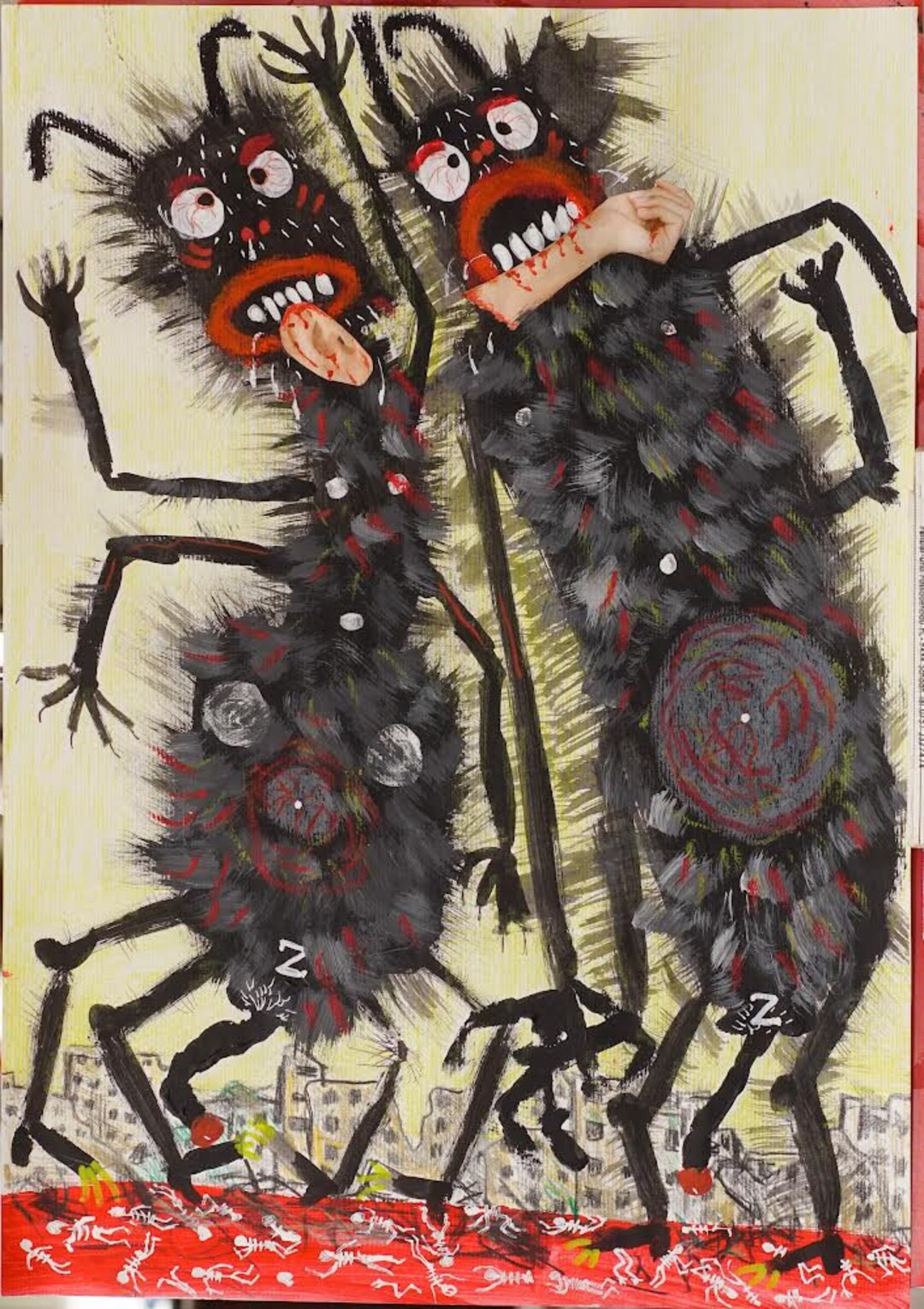 Aliens, Painting 2022, Created by Famous Ukrainian Artist Aleksandr ...