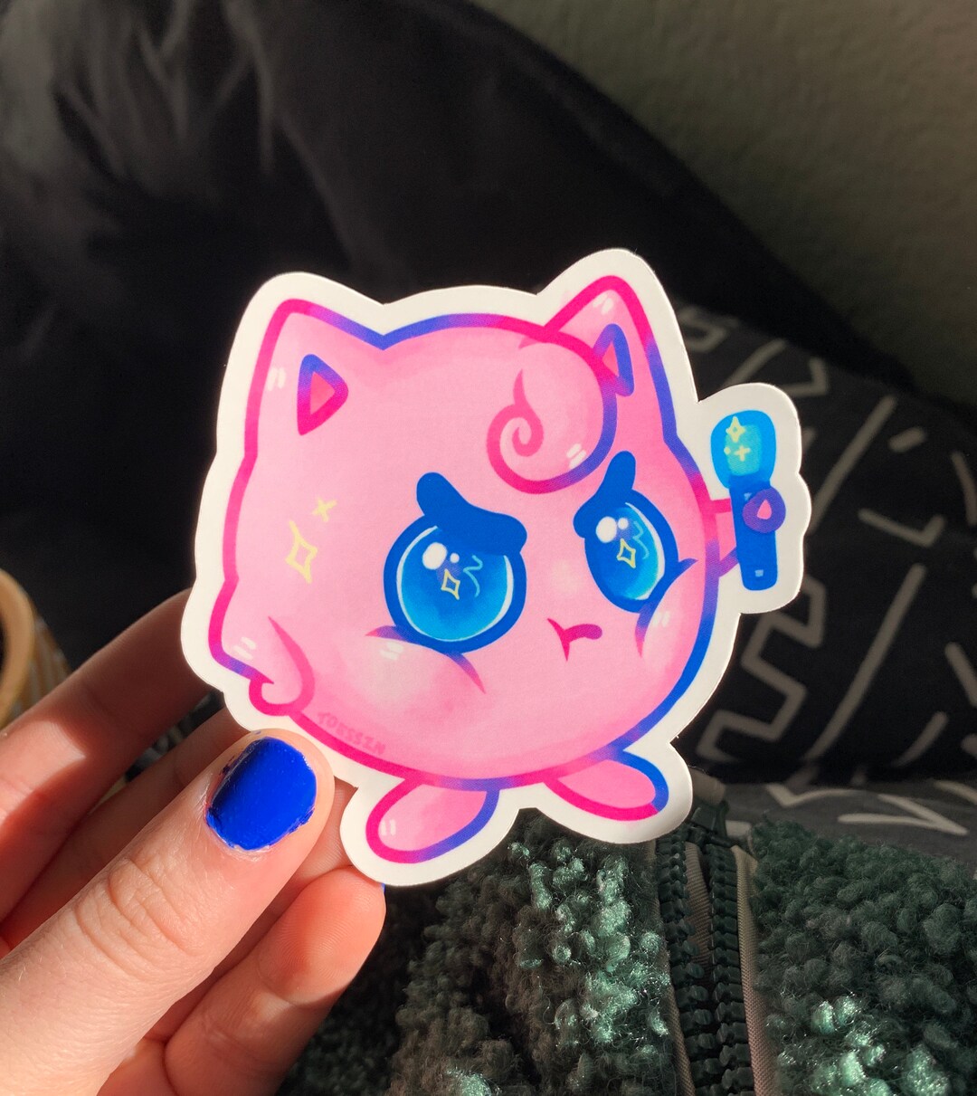 Jigglypuff Pokémon Sticker - Etsy