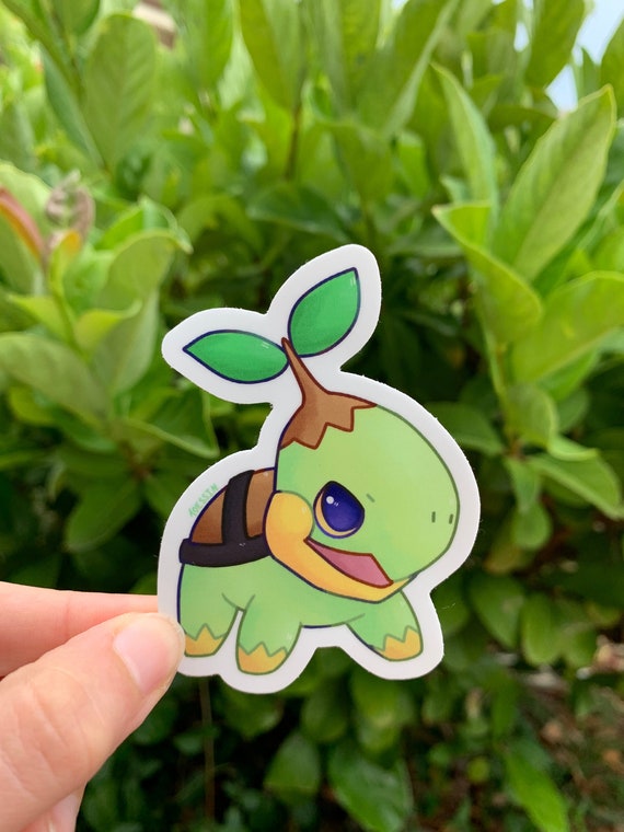 Turtwig vinilo sticker pokemon grass starter nintendo switch - Etsy España
