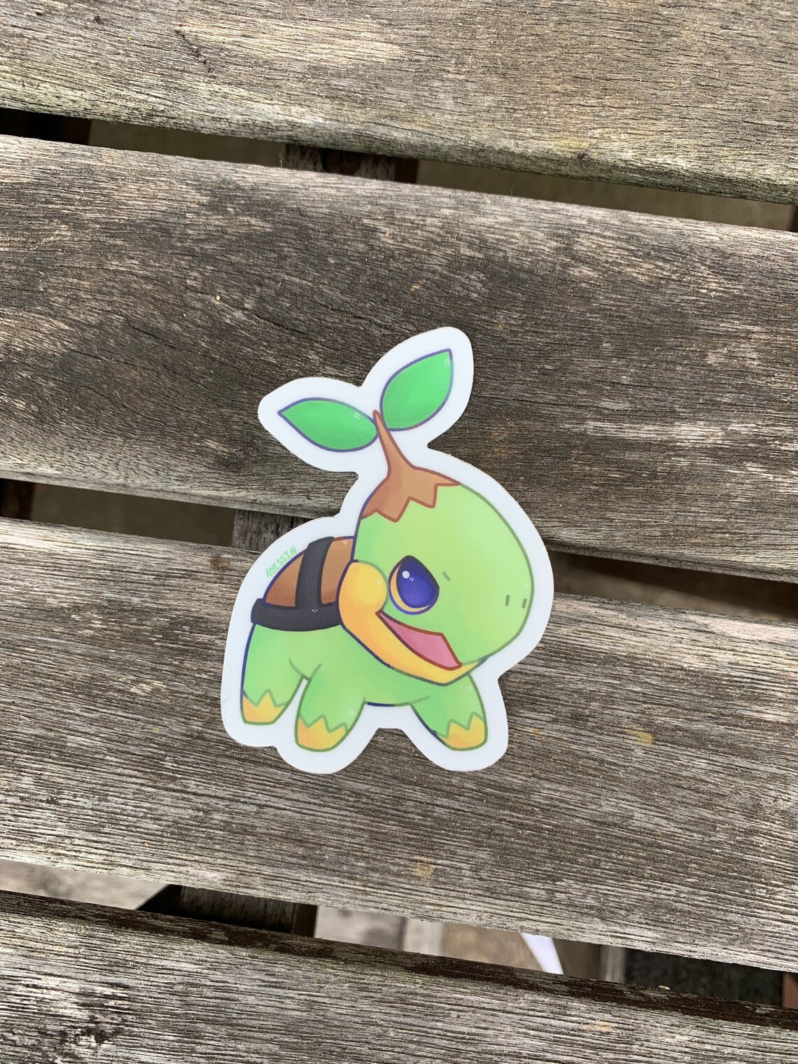 Turtwig vinilo sticker pokemon grass starter nintendo switch - Etsy España