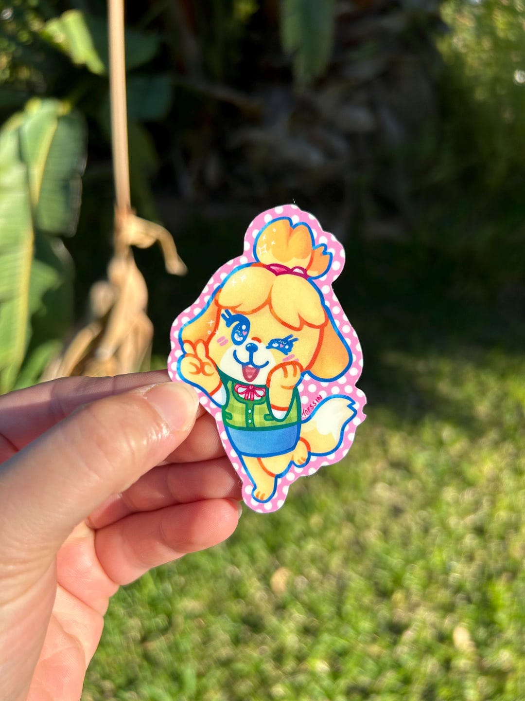 Isabelle Animal Crossing Sticker Nintendo Switch Gameboy - Etsy