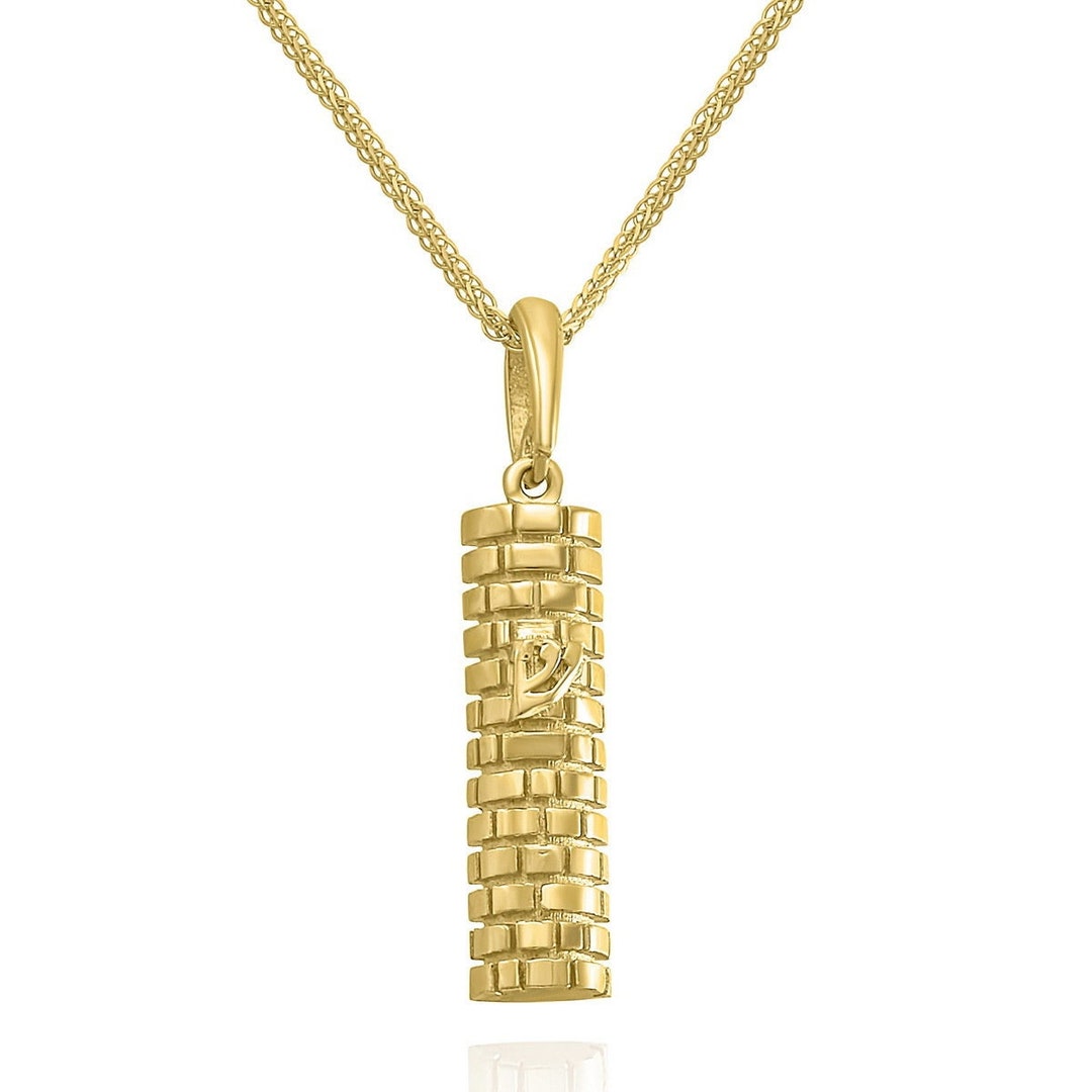 14K Gold Yahweh Necklace שדי, Shedai Jehovah, Hebrew Protection, YHWH ...