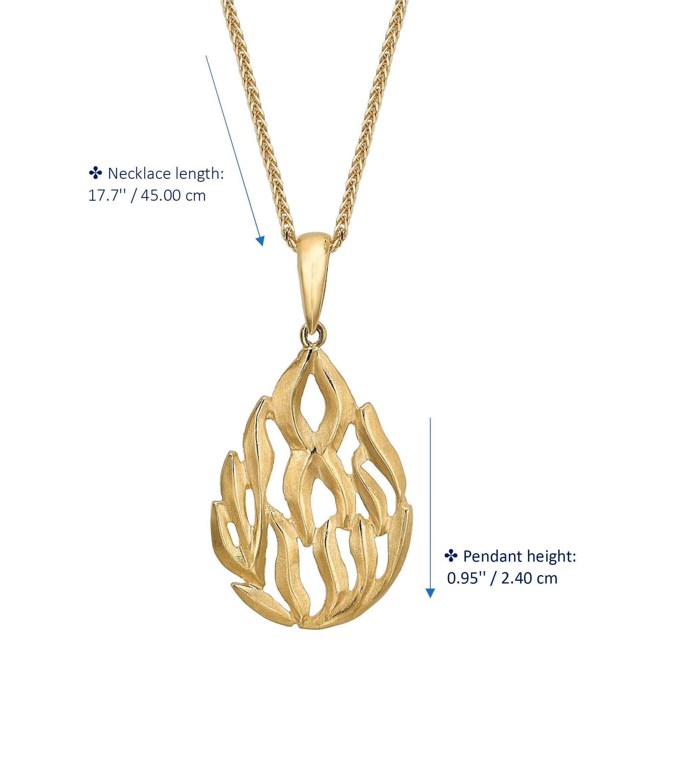 14K Solid Gold Jewish Haesh Sheli Pendant, Rabbi Nachman Necklace, My ...
