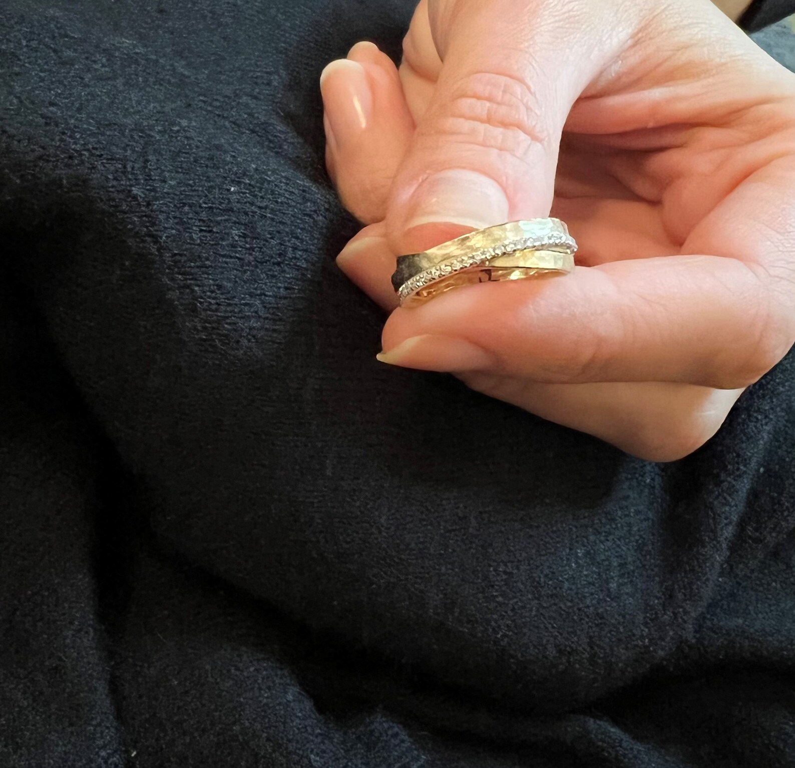 14k Gold Design Ring Gold Stacking Ring Unique Diamond Ring - Etsy