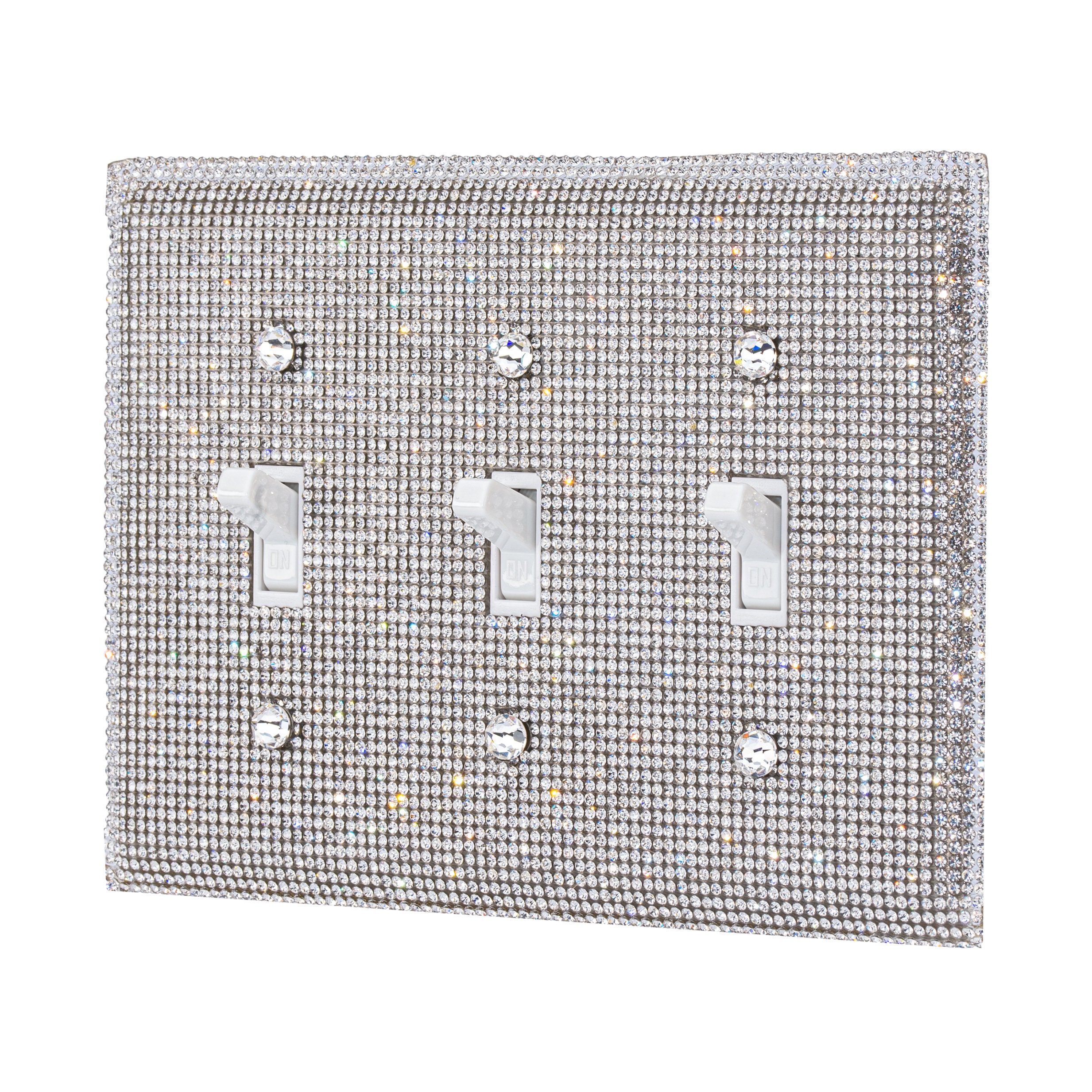 Bling Rhinestone Wall Plate Cover Triple (3 Gang) - Etsy