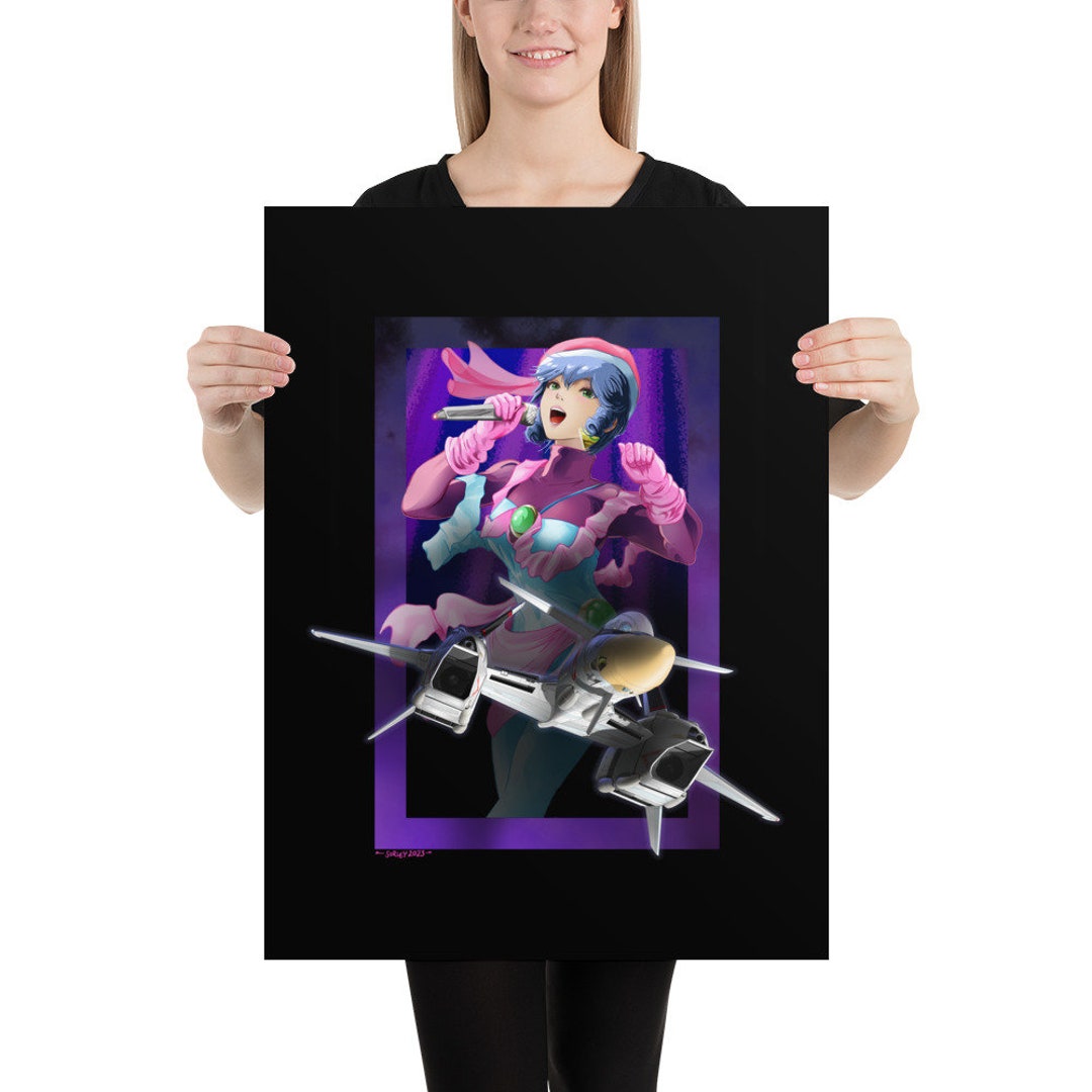 Asplenia Studios: Minmay and VF-4 Poster Print - Etsy