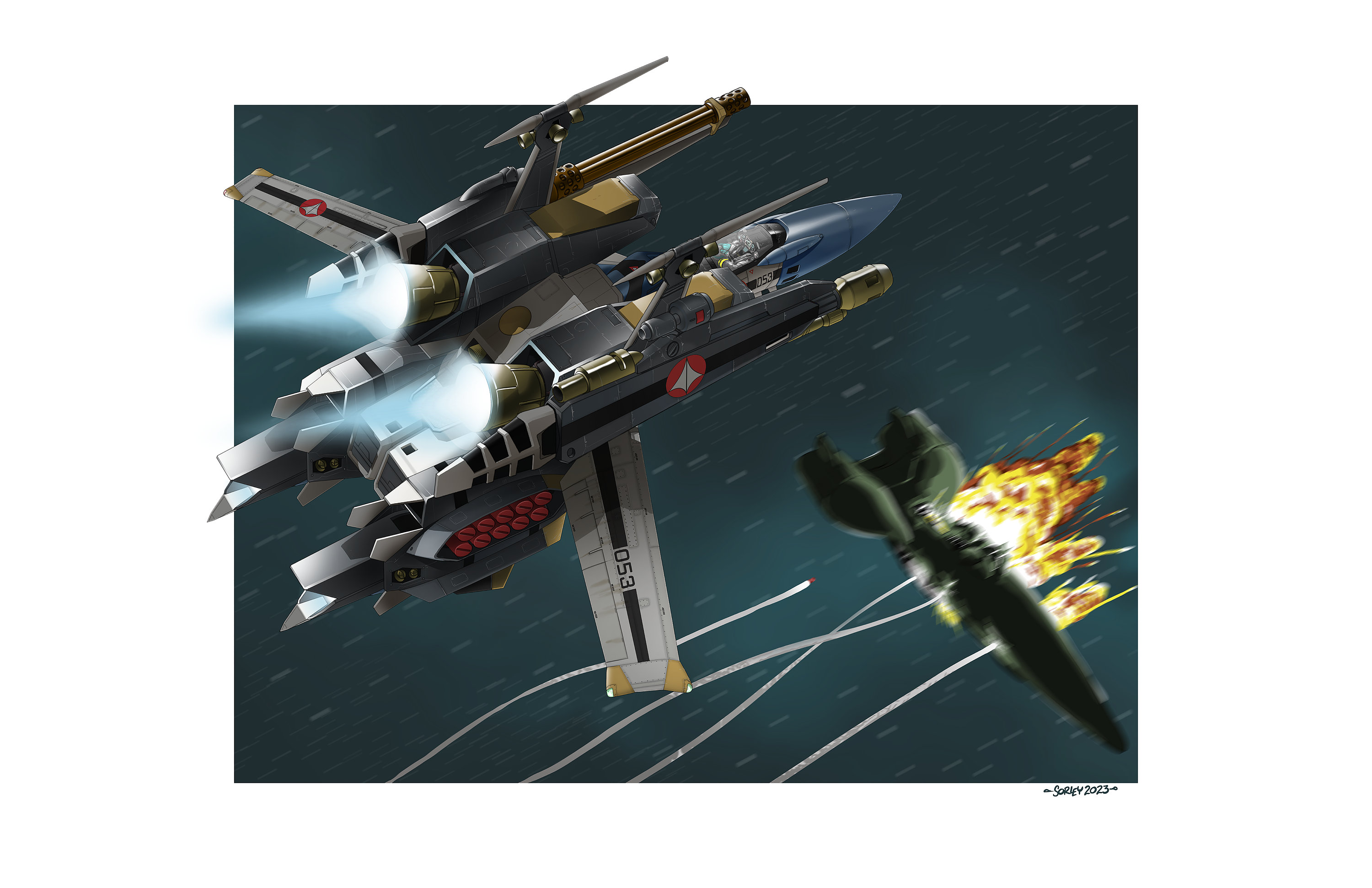 SDP-1 Stampede Valkyrie Series Art Prints TWO VARIANTS - Etsy
