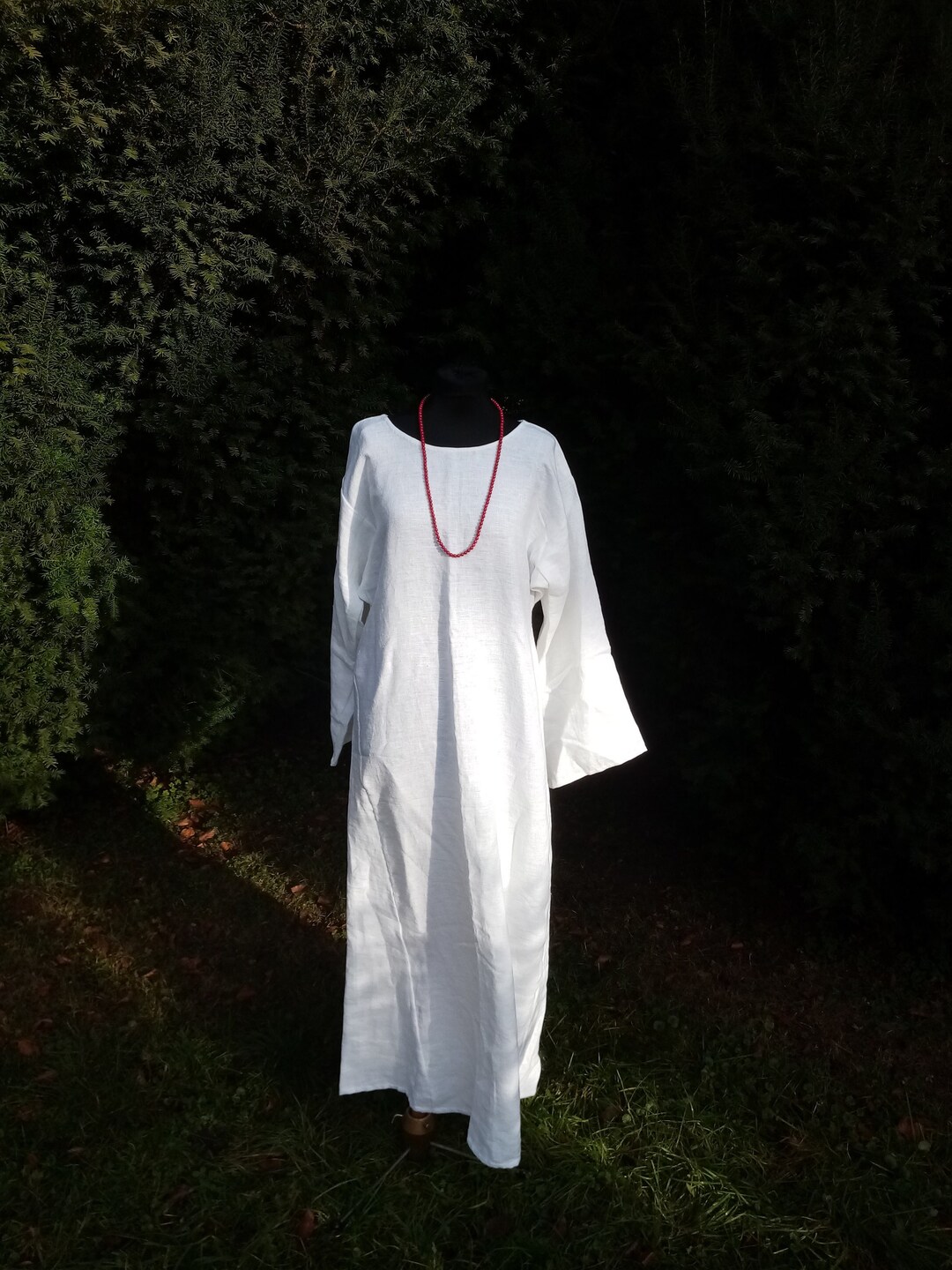 Linen Shift White | Medieval| Viking| Living History|sca| LARP ...
