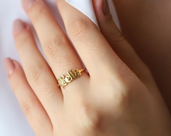 English Gold Ring - Etsy