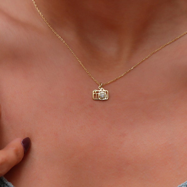Camera Necklace - Etsy