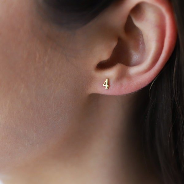 Custom Number 7 Earrings - Etsy