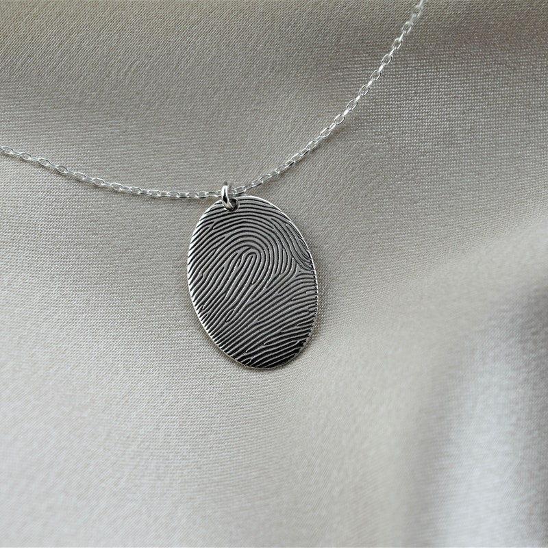 Fingerprint Necklace - Etsy
