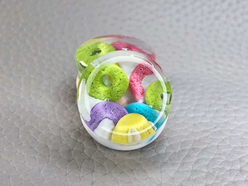 Resin Ear Plugs 8mm-50mm, Cereal Loops, Quirky Food Jewelry - Etsy