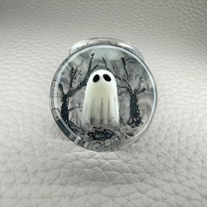 Plugs Ghosts 6mm–50mm, Double Flared, Pair, Glow in the Dark, Halloween ...