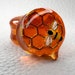 Honey Bee Plugs 19mm-25mm With Bee's Honeycombs, Dripping Honey, Pair ...