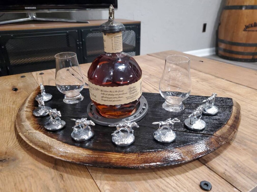 Blanton's Bottle Stopper Display - TRIPLE CROWN Half Head Style - Made ...