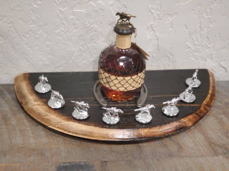 Real Bourbon Barrel Stopper Display for Blanton's Bottle. - Etsy