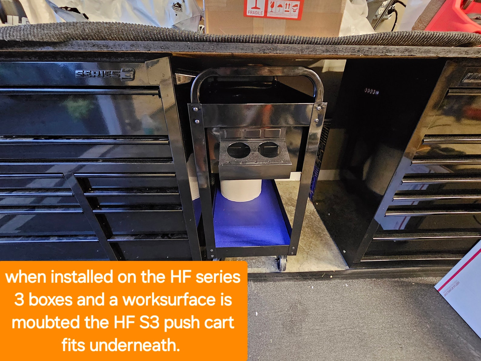 Riser Feet Blocks for Harbor Freight US General Series 3 & 1 Tool Boxes ...