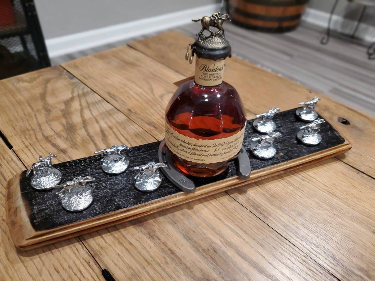 Blanton's Bottle Stopper Display - GRAND HEAD STAVE Style - Made From ...