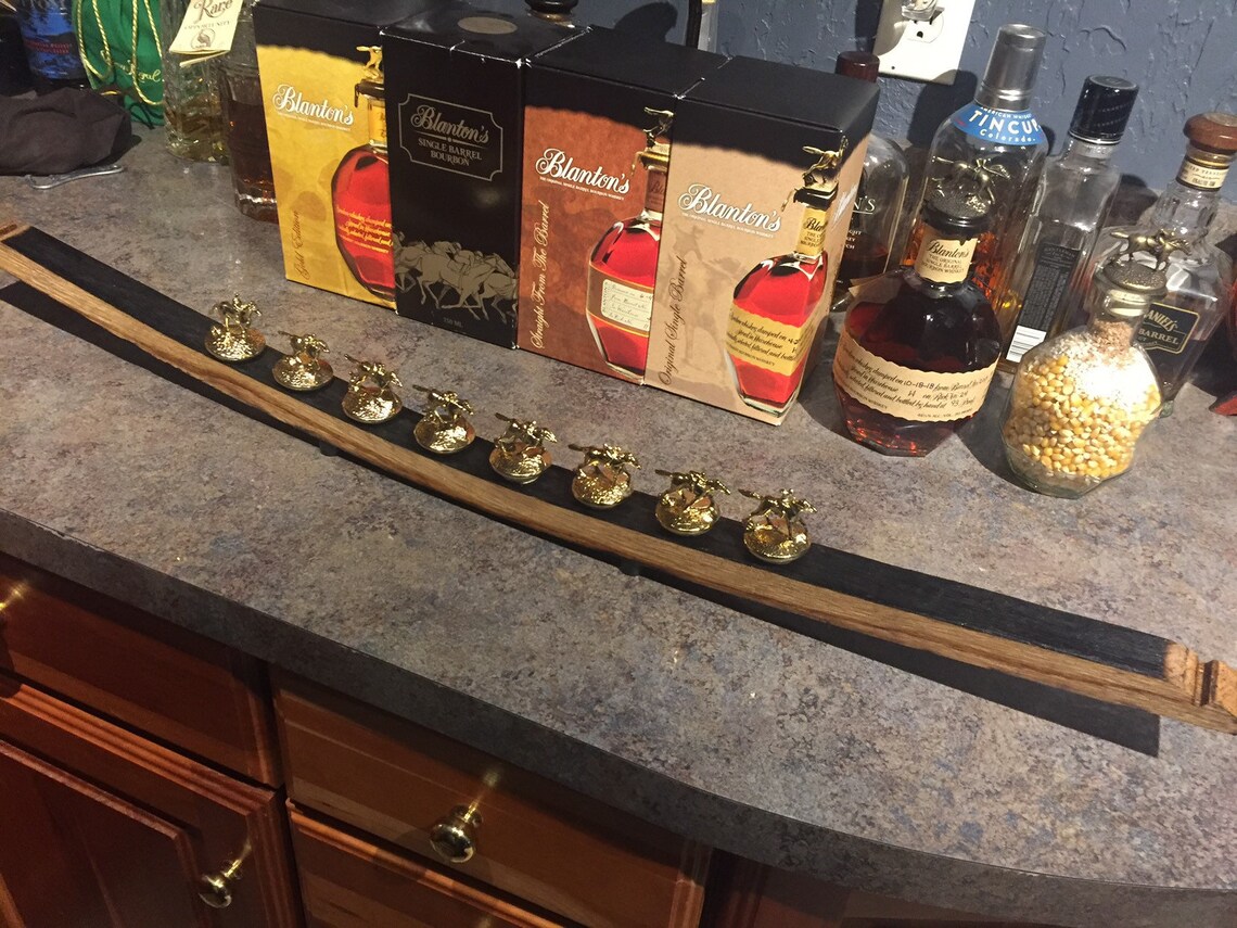 VERY NARROW Stave Blanton's Bourbon Stopper Dispay REAL - Etsy